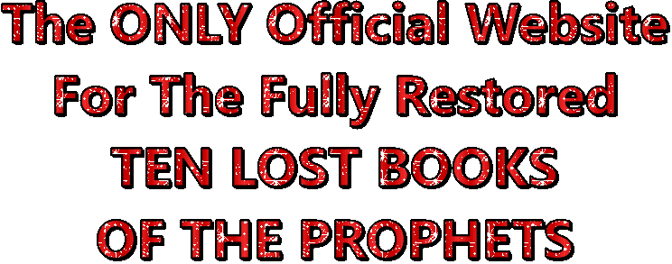 The Ten lost books of the prophets – Brought To You By REV. ELIOT ...